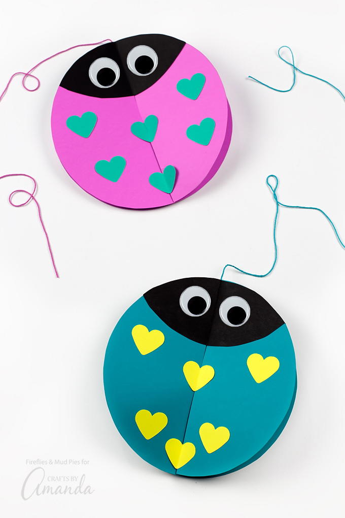 Twirling Love Bug Craft | AllFreeKidsCrafts.com