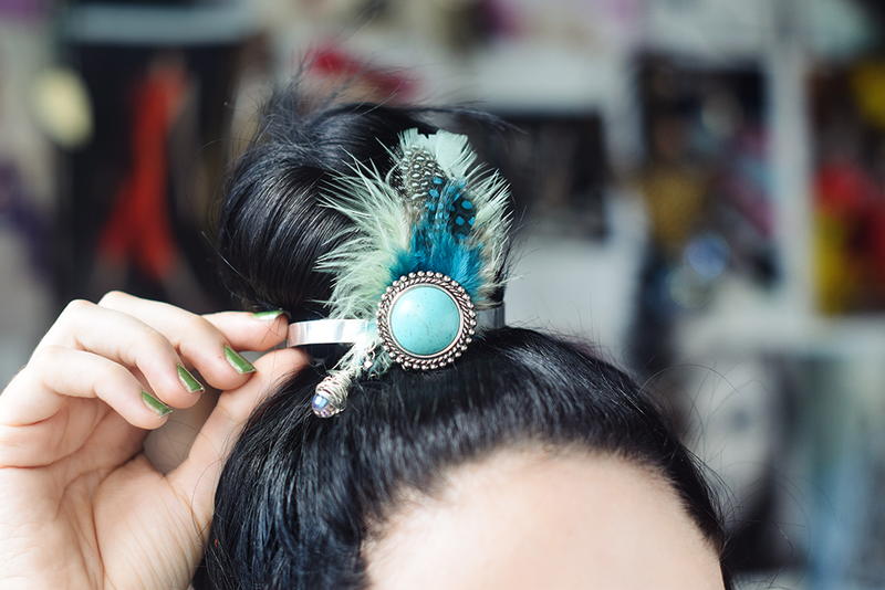 DIY Hair Bun Cuffs | AllFreeJewelryMaking.com