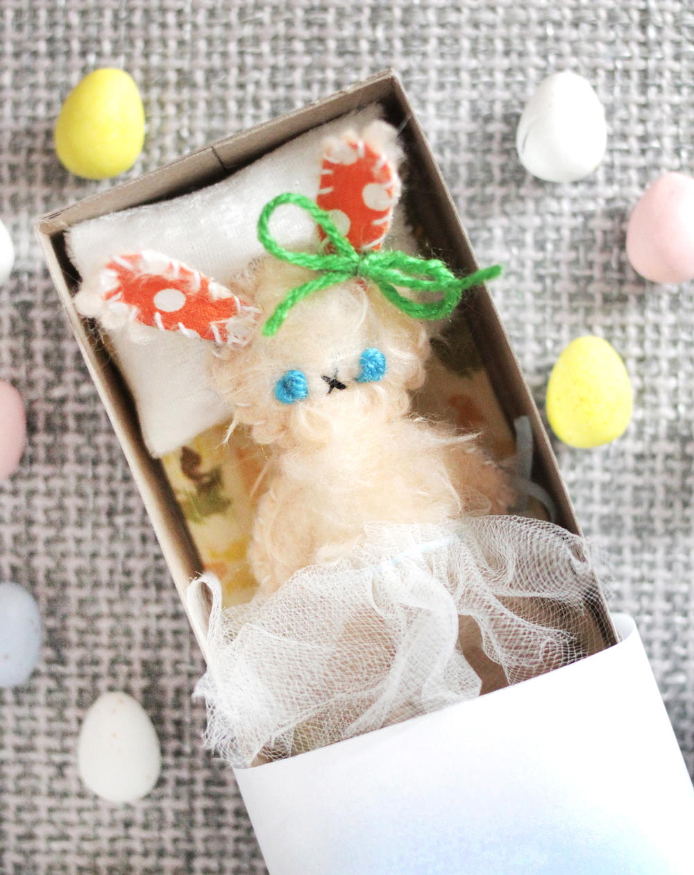 Easter Bunny DIY Doll | AllFreeHolidayCrafts.com