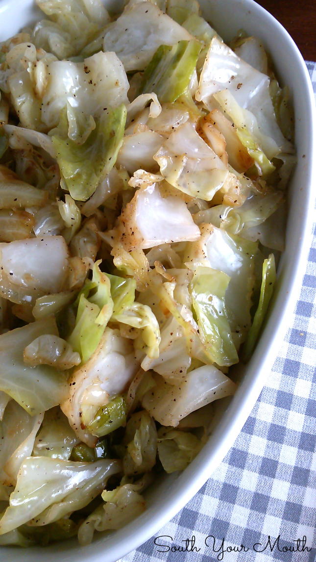 Mandy's Fried Cabbage | FaveSouthernRecipes.com