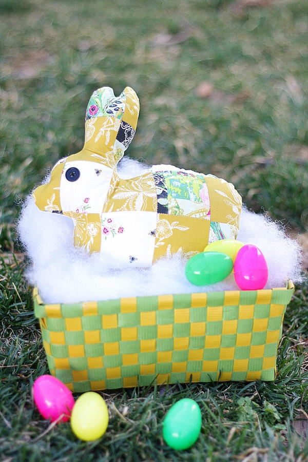 Patchwork Bunny Pattern | AllFreeSewing.com