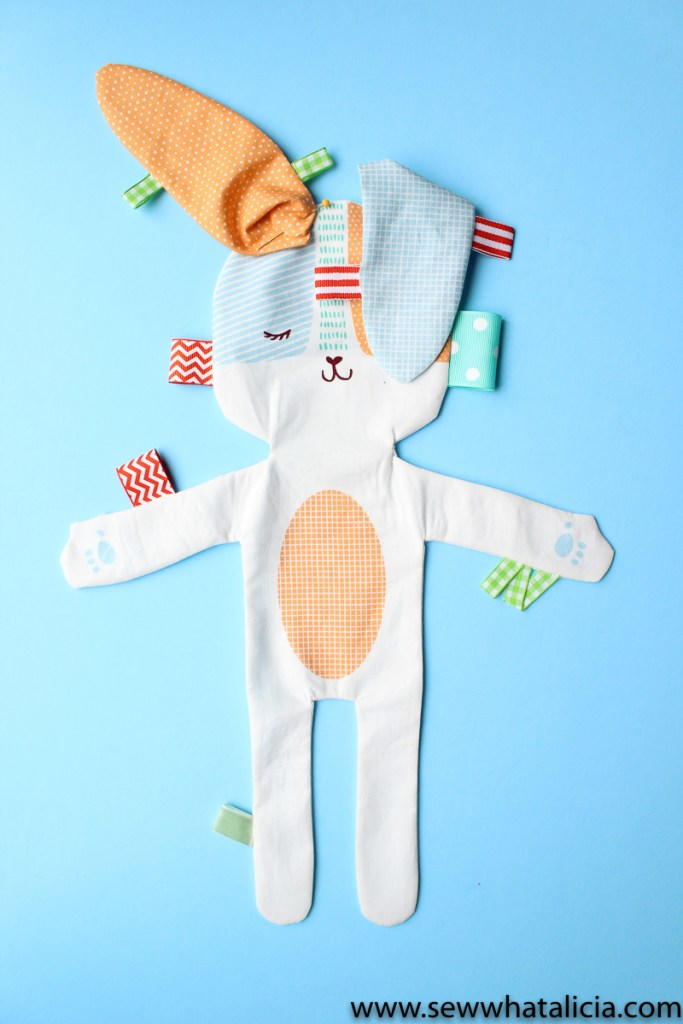 Stuffed Easter Bunny Sewing Tutorial | AllFreeSewing.com