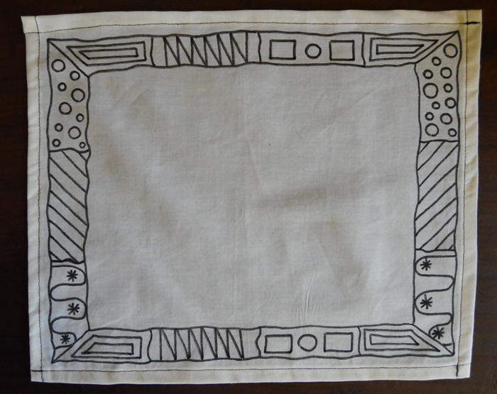 Adult Coloring Tray Cloth Design | FaveCrafts.com