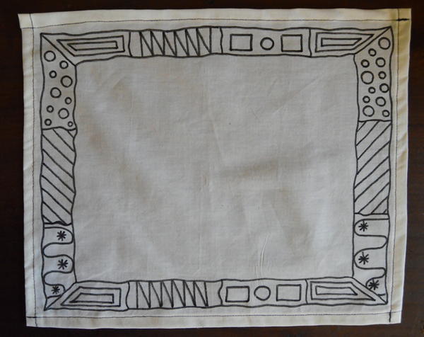 Adult Coloring Tray Cloth Design | FaveCrafts.com