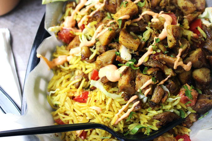 Halal Cart Chicken and Rice | AllFreeCopycatRecipes.com