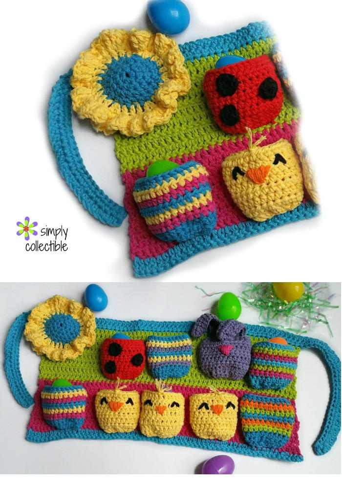 Most Egg-cellent Spring Egg Apron | AllFreeCrochet.com