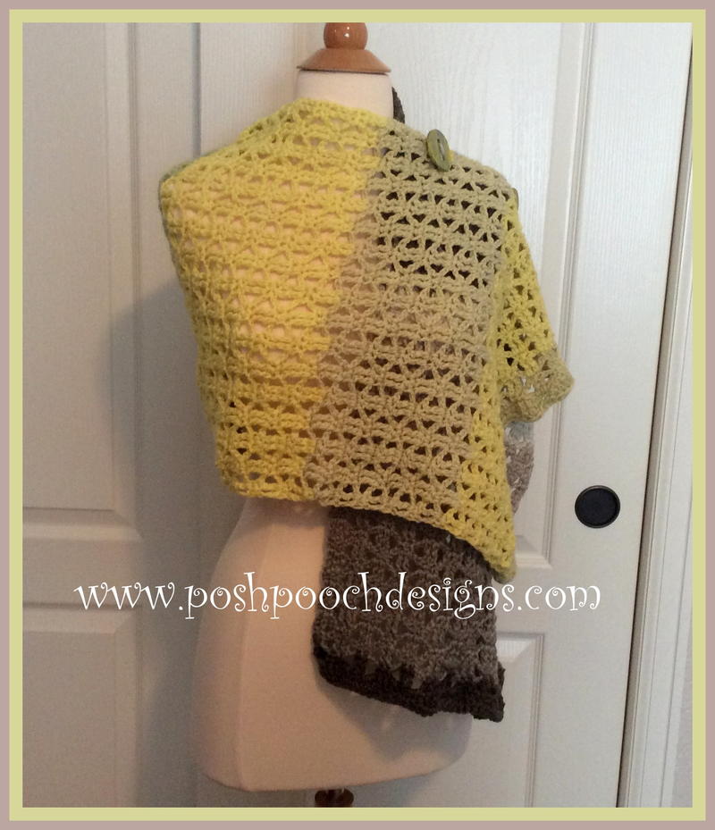 Spring Into Summer Wrap Shawl | AllFreeCrochet.com