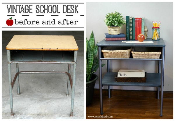 Vintage School Desk Make-Over | FaveCrafts.com