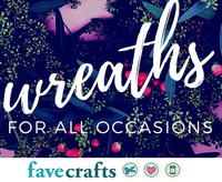 Sock Wreath | FaveCrafts.com