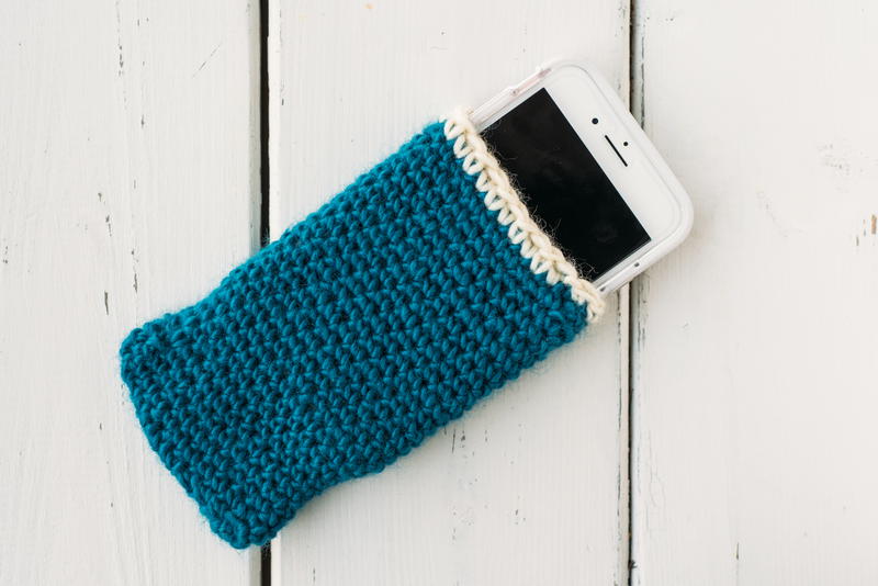 DIY Crochet Phone Cozy | AllFreeCrochet.com