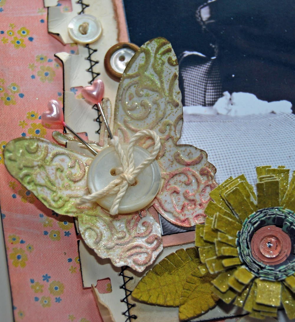 Pretty Embossed Butterfly | AllFreePaperCrafts.com