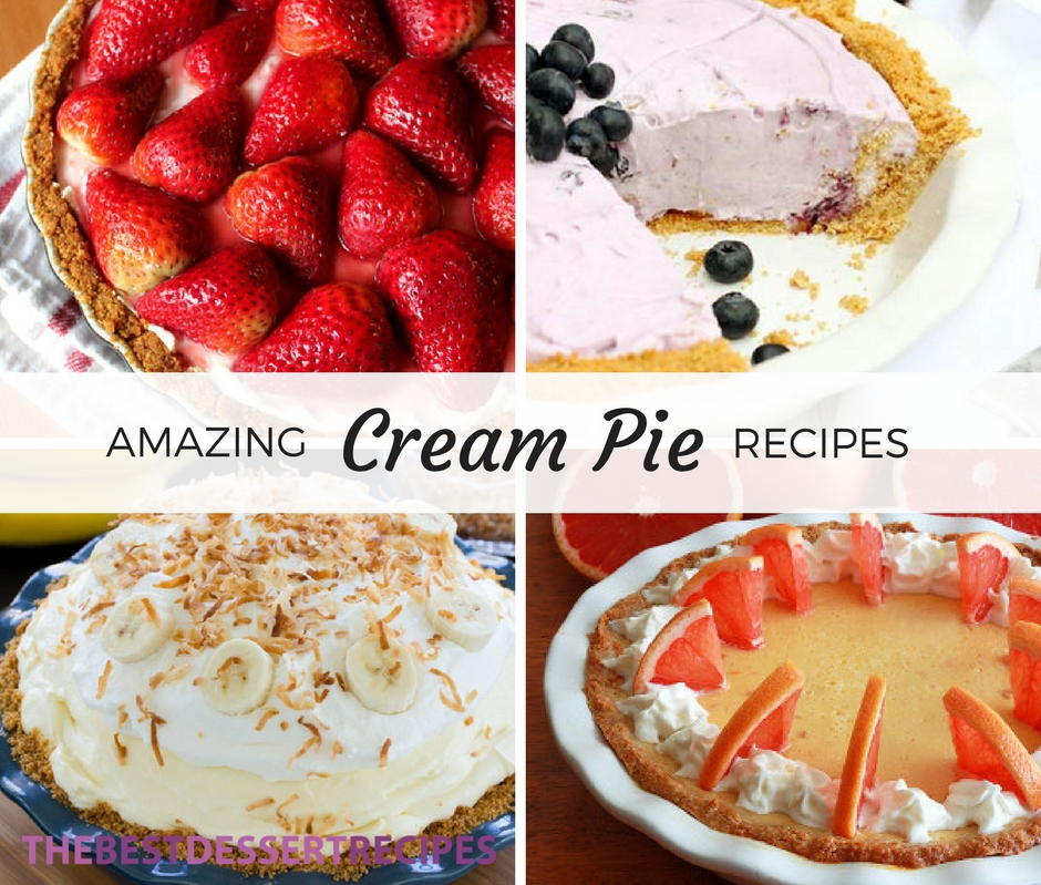 12 Cream Pie Recipes That Are To-Die-For | TheBestDessertRecipes.com