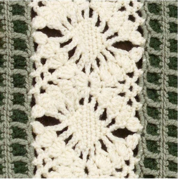 Fast Irish Panels Throw | AllFreeCrochetAfghanPatterns.com