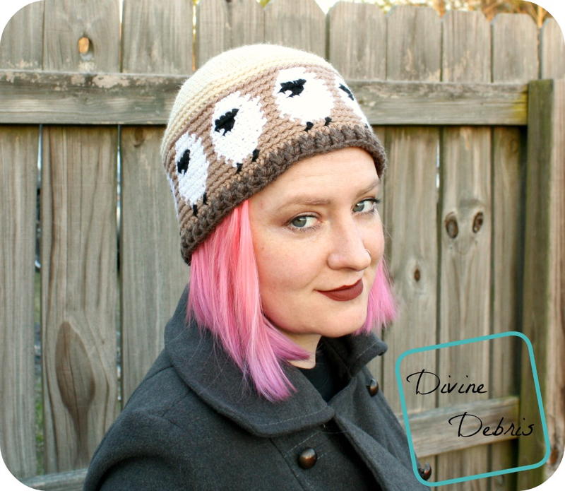 Dancing Sheep Crochet Hat | FaveCrafts.com