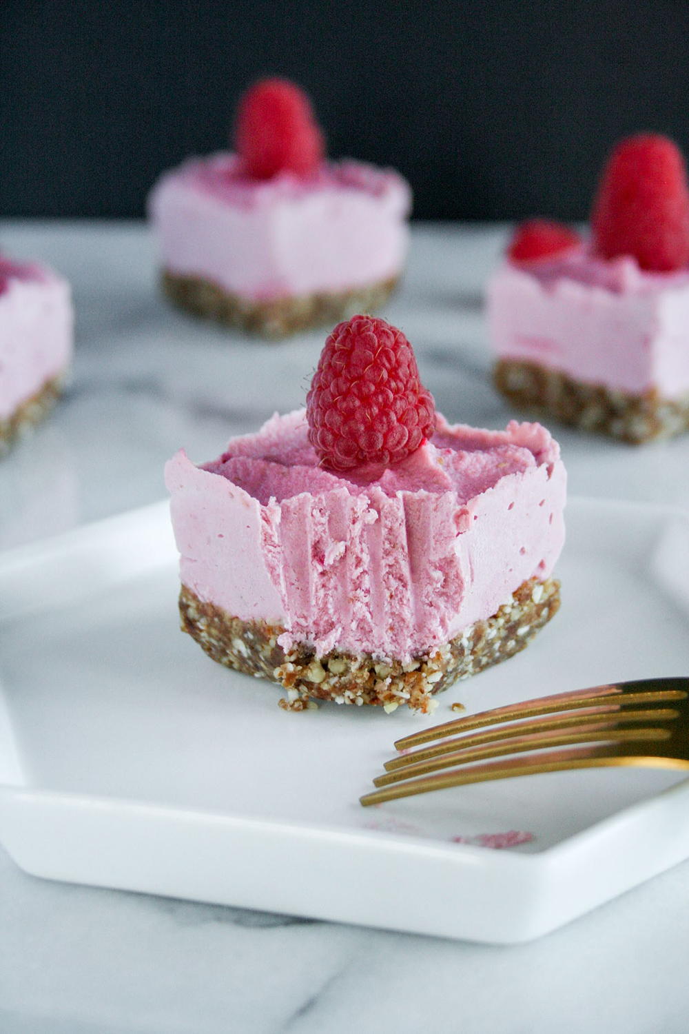 Raw Raspberry Lemon Bars | FaveGlutenFreeRecipes.com