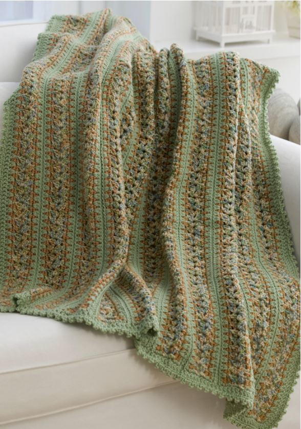 Country Cottage Crochet Throw | AllFreeCrochetAfghanPatterns.com