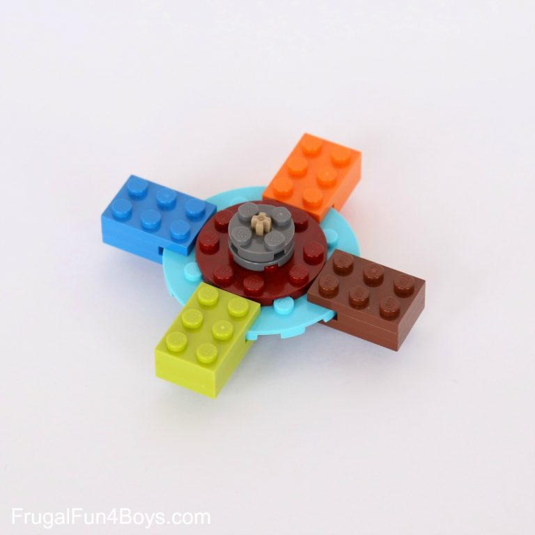 Cool Lego Fidget Spinner | AllFreeKidsCrafts.com