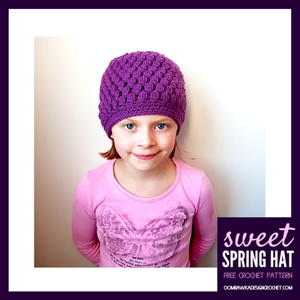 Sweet Spring Hat | AllFreeCrochet.com