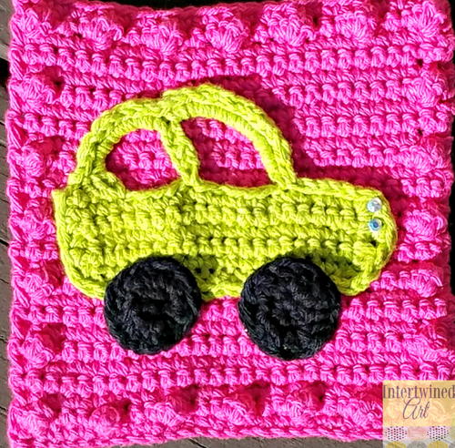 Car Applique | AllFreeCrochet.com