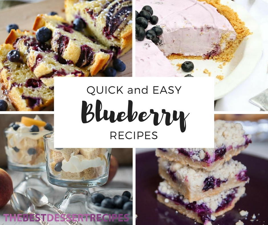 26 Blueberry Dessert Recipes You'll Love | TheBestDessertRecipes.com