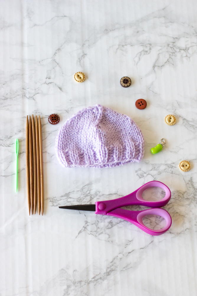 Basic Preemie Baby Hat | AllFreeKnitting.com