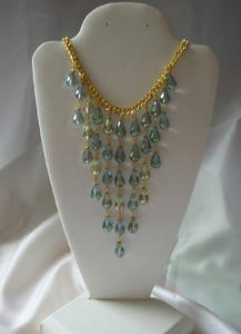 Mermaid Cascade Necklace | AllFreeJewelryMaking.com