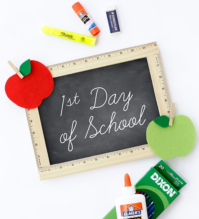 Back To School DIY Chalkboard Sign AllFreeKidsCrafts back-to-school-diy-chalkboard-sign-allfreekidscrafts