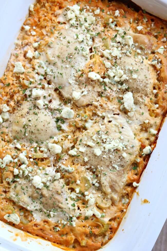 Slow Cooker Buffalo Chicken and Rice Casserole ...