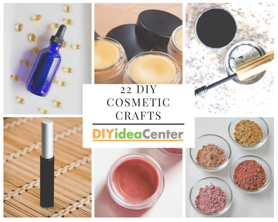 22 DIY Cosmetic Crafts | DIYIdeaCenter.com