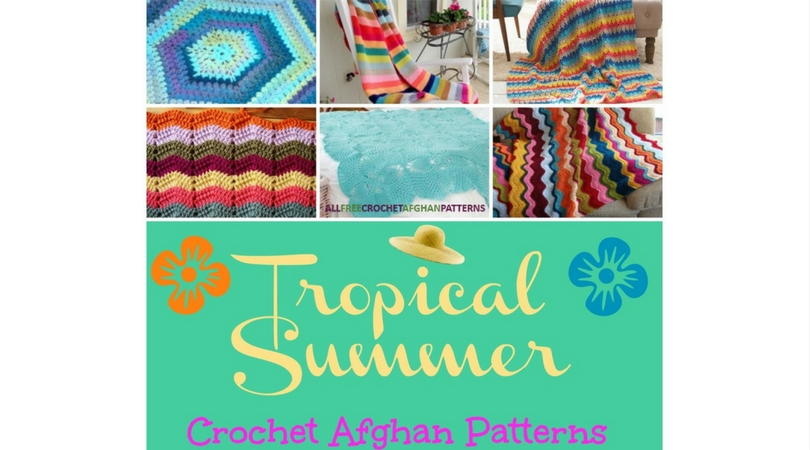 19 Tropical Summer Crochet Afghan Patterns ...
