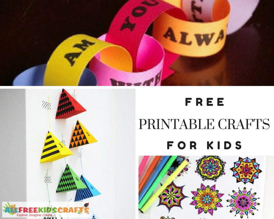 100 Free Printable Crafts For Kids AllFreeKidsCrafts 100 Free Printable Crafts For Kids AllFreeKidsCrafts