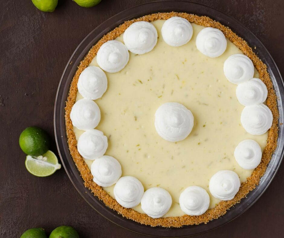 Key Lime Cheesecake Pie Recipe | FaveSouthernRecipes.com