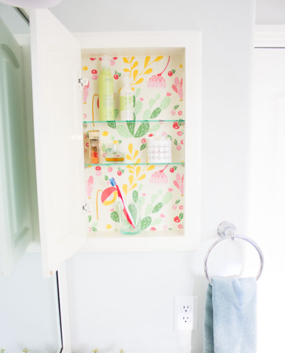 Medicine Cabinet Makeover | DIYIdeaCenter.com