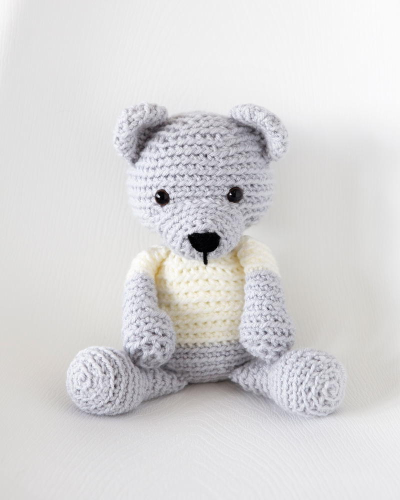 Snuggly Teddy Bear | AllFreeCrochet.com
