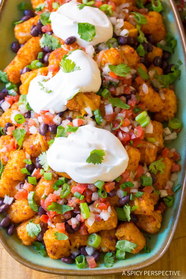 Loaded Taco Tot Casserole | AllFreeCasseroleRecipes.com