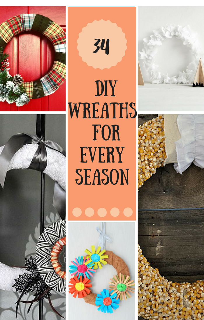 37 DIY Wreaths for Every Season | DIYIdeaCenter.com
