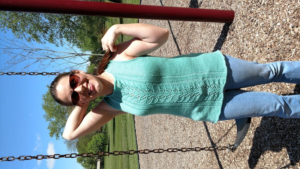 Alyssa Tank | AllFreeKnitting.com