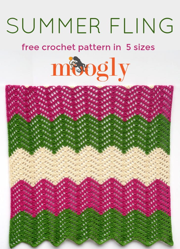 Summer Fling Throw | FaveCrafts.com