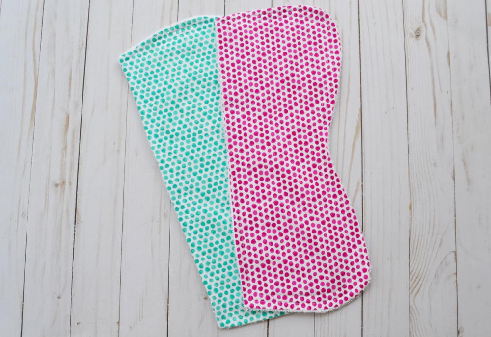 Half Contour Burp Cloth | FaveCrafts.com