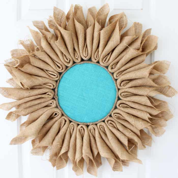 Country Chic Burlap Flowers | AllFreeDIYWeddings.com
