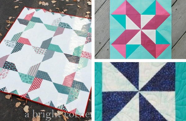 Pretty Pinwheel Quilt Patterns: 17 Free Pinwheel Quilt Patterns ...