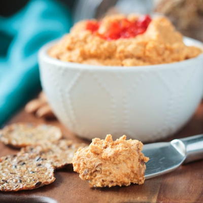 Vegan Cheddar Cheese Spread | FaveGlutenFreeRecipes.com