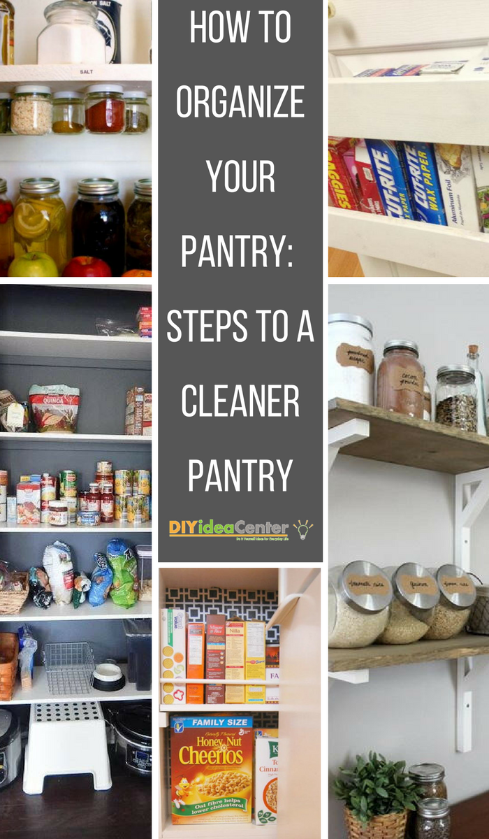 How To Organize Your Pantry Steps To A Cleaner Pantry DIYIdeaCenter How To Organize Your Pantry Steps To A Cleaner Pantry DIYIdeaCenter