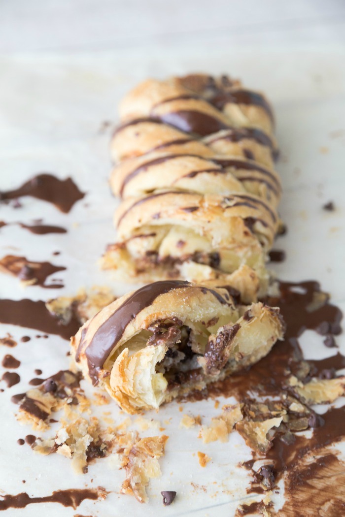 Chocolate Cream Cheese Pastry Bread | TheBestDessertRecipes.com