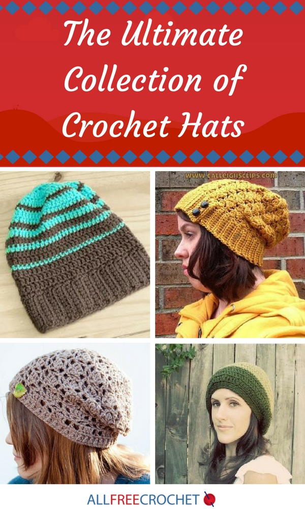 Crochet Hat Patterns: The Ultimate Collection | AllFreeCrochet.com