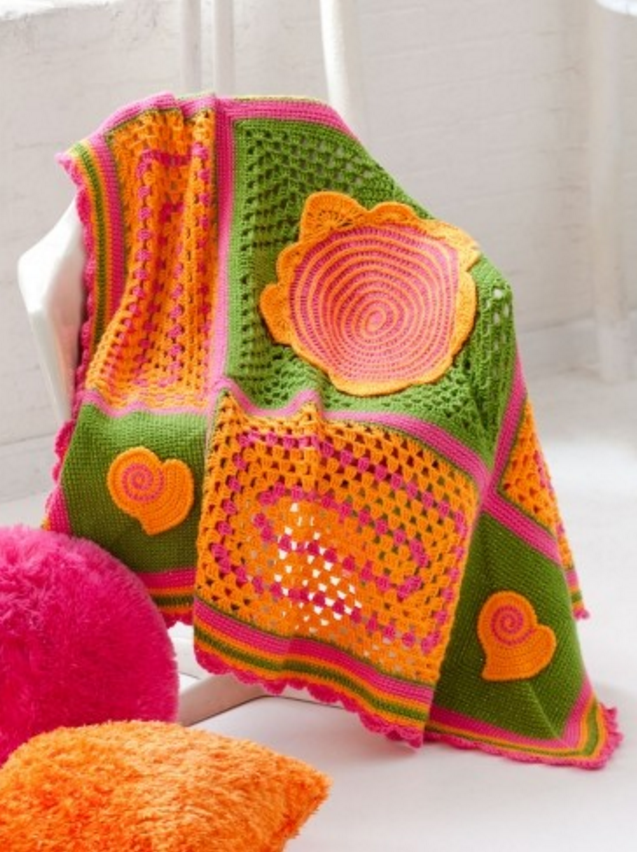 Teen Throw | AllFreeCrochetAfghanPatterns.com