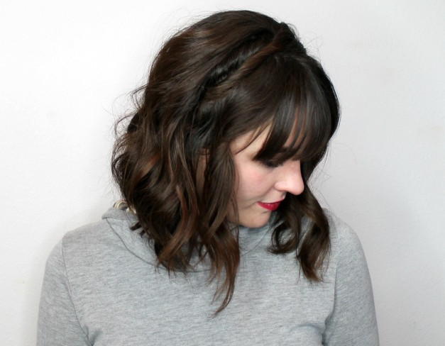 Crossed Over Headband Twists Hair Tutorial | DIYIdeaCenter.com