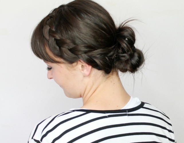 Braided Double Bun Hair Tutorial | DIYIdeaCenter.com