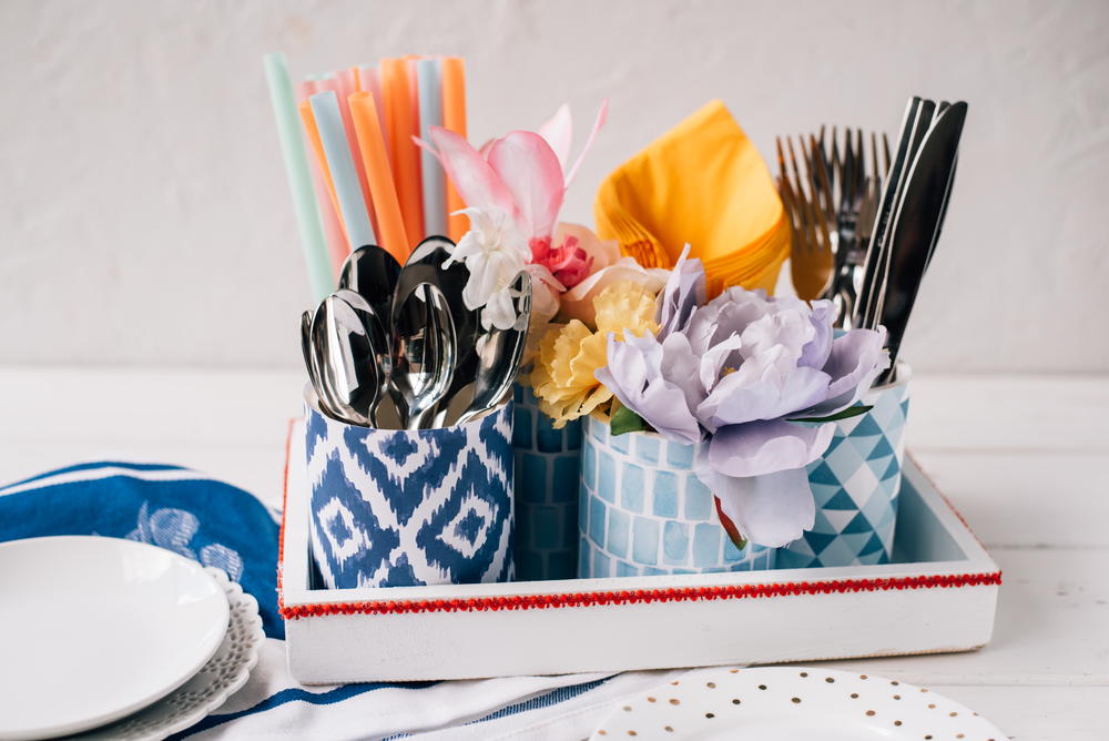 Fun PVC Pipe Homemade Party Platter | FaveCrafts.com