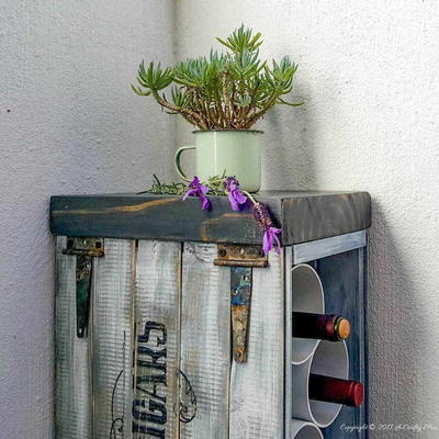 Tall Skinny PVC Pipe DIY Wine Rack | DIYIdeaCenter.com